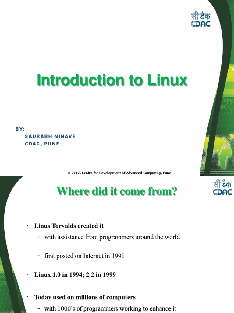 Linux Hands On PARAM Shavak | PDF | Booting | Computer File