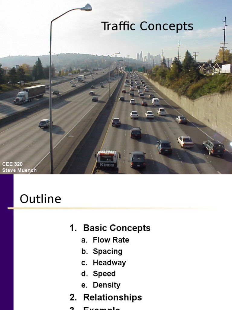 Traffic Concepts | PDF | Traffic | Speed