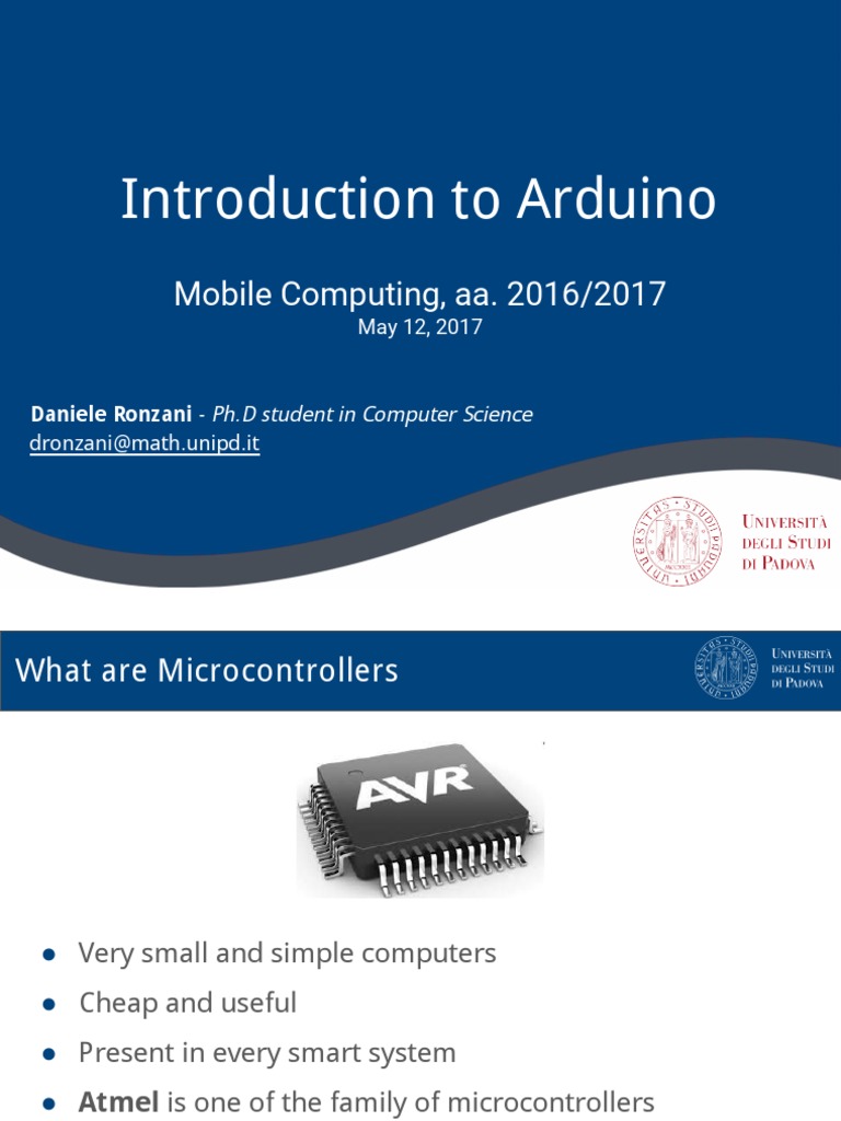 Introduction To Arduino | PDF | Arduino | Electronics