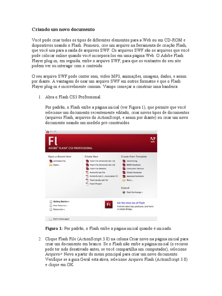 Tradução Tutorial Flash | PDF | Adobe Flash | Rede mundial de computadores