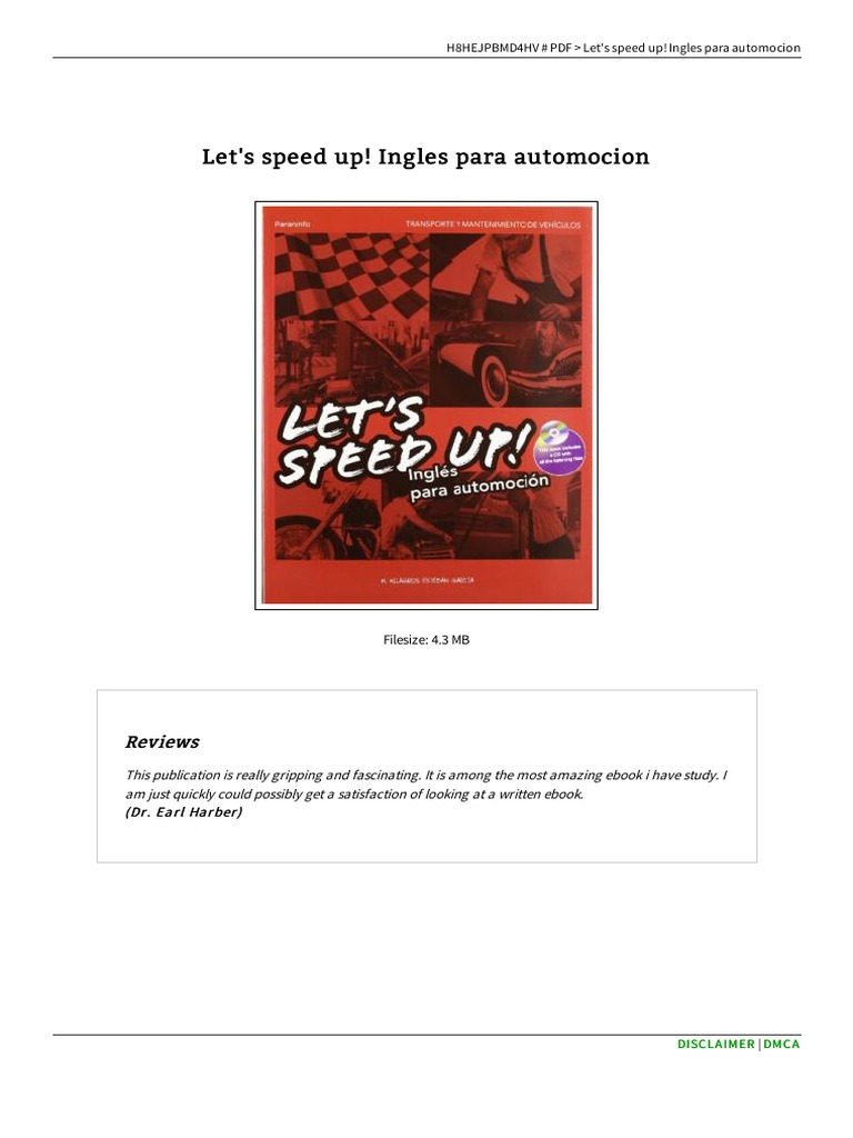 Lets Speed Up Ingles para Automocion Ebook | PDF | Formatos de libros | Publicación