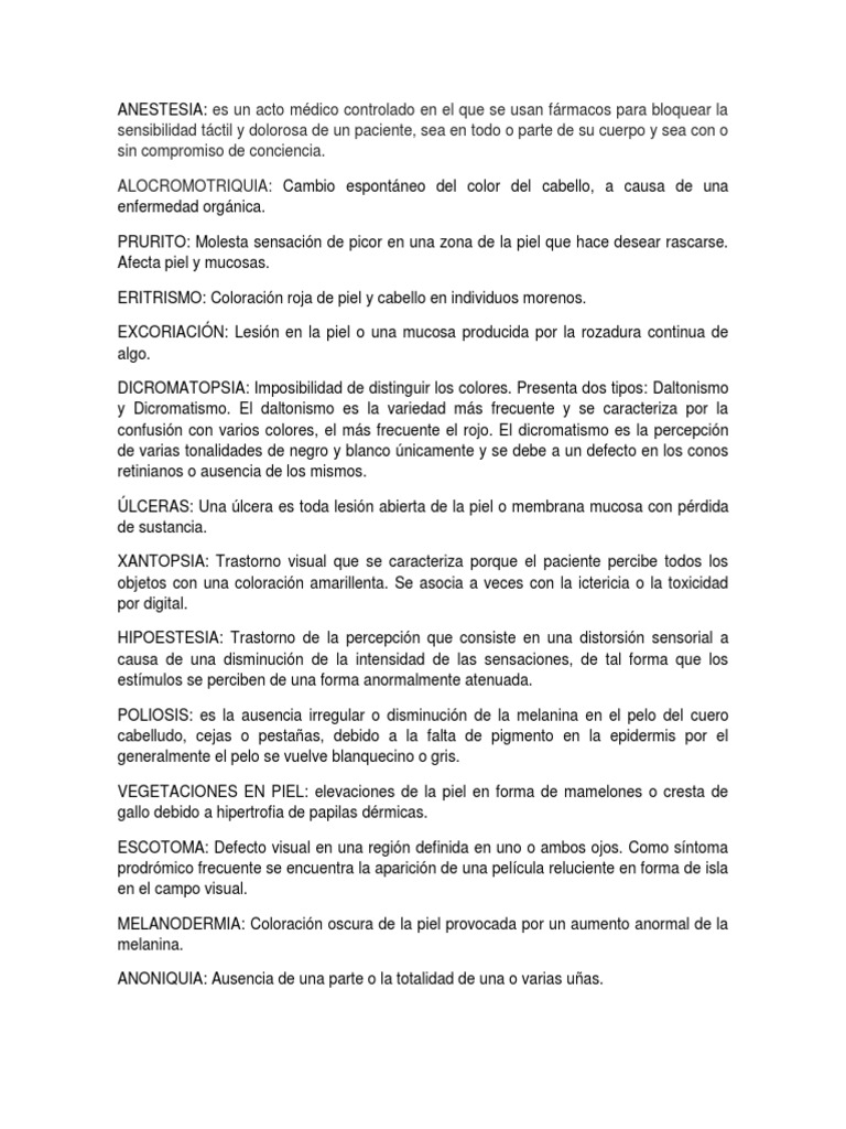 Acrodermia y Alocromotriquia en Piel | PDF | Ojo humano | Percepción visual