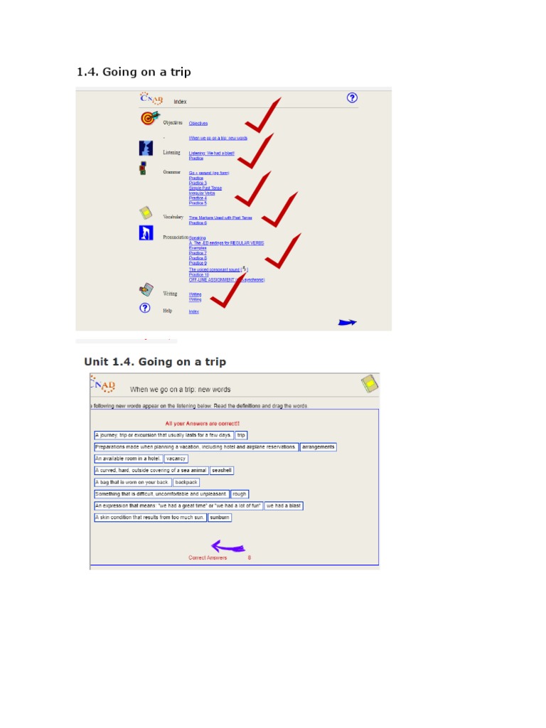 1.4. Going On A Trip | PDF