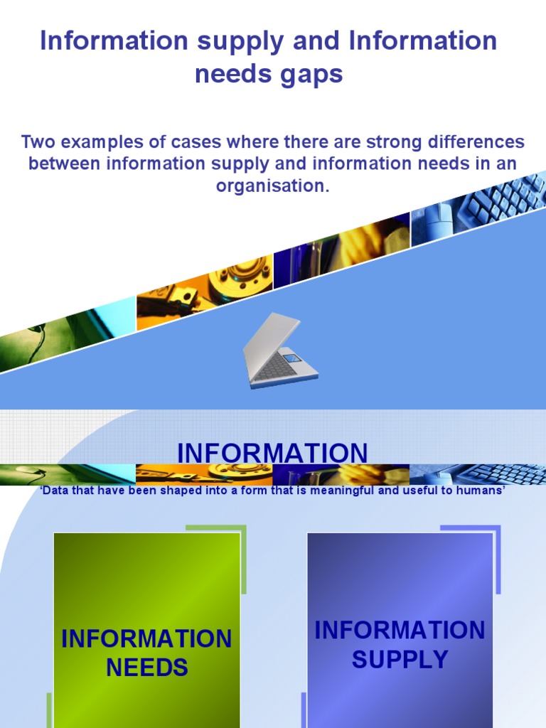 Info Need and Supply Gaps | PDF | Information | System