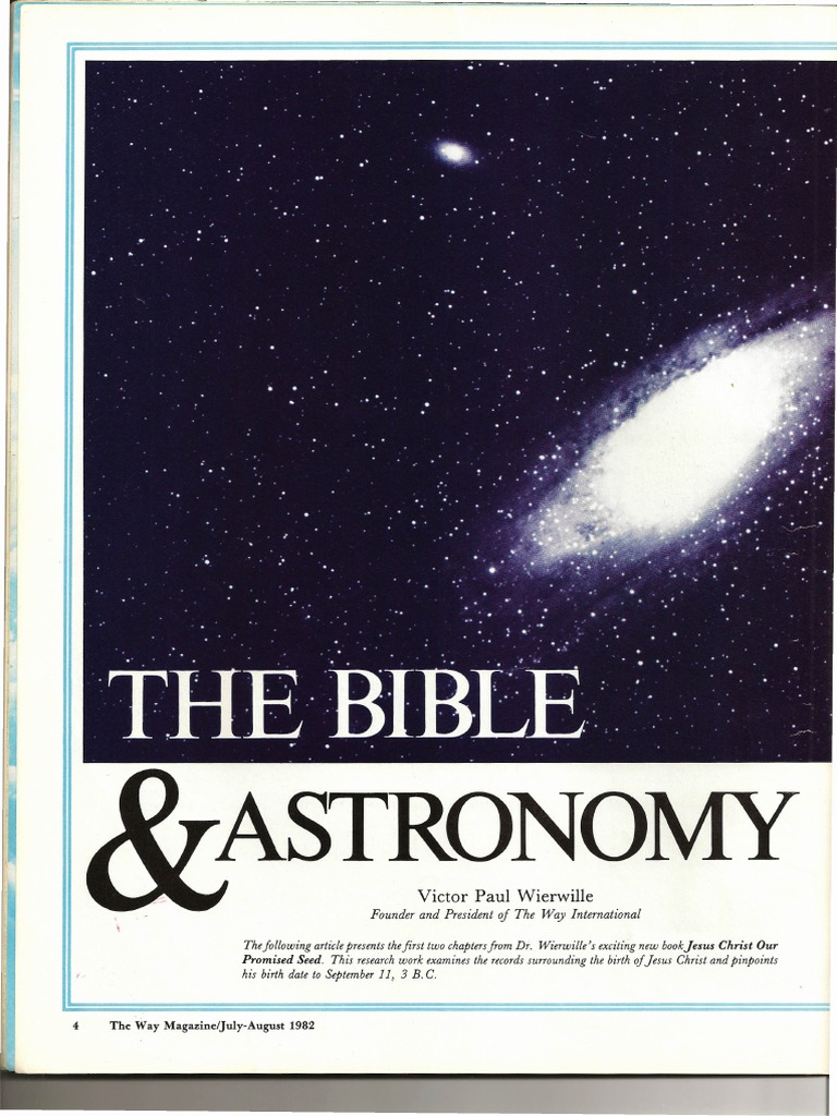 Bible&Astronomy VPW | PDF | Magi | Biblical Magi