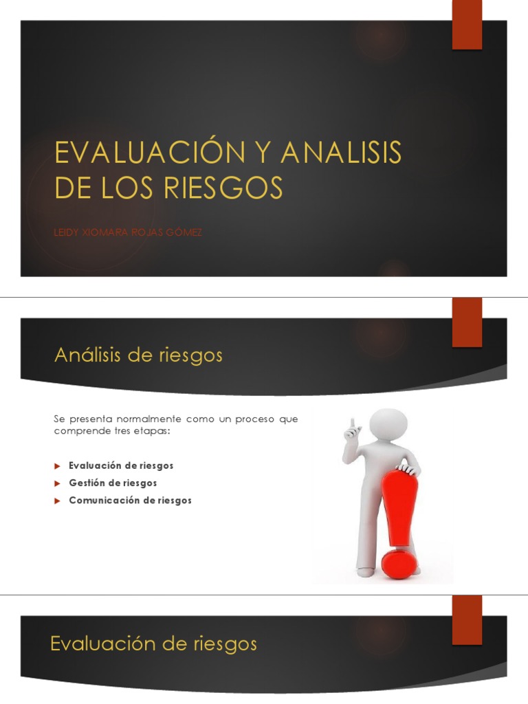 Gestión y Análisis de Riesgos | PDF | Riesgo | Evaluación