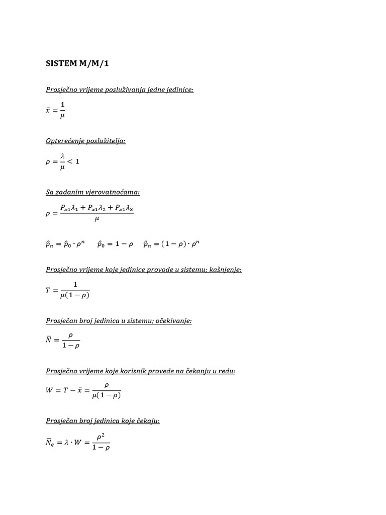 Formule I Kolokvij Osnove Telekomunikacija | PDF