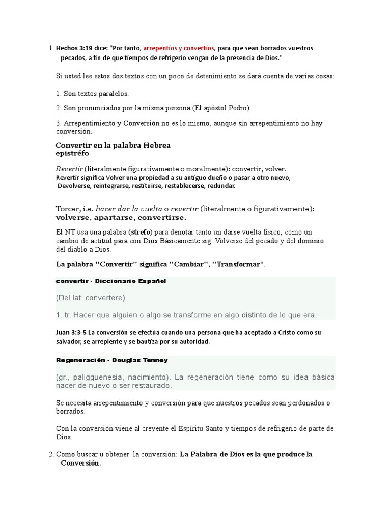 Arrepentios y Convertios | PDF | Pecado | Creencia religiosa y doctrina