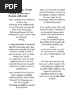 Rudyard Kipling - IF | PDF