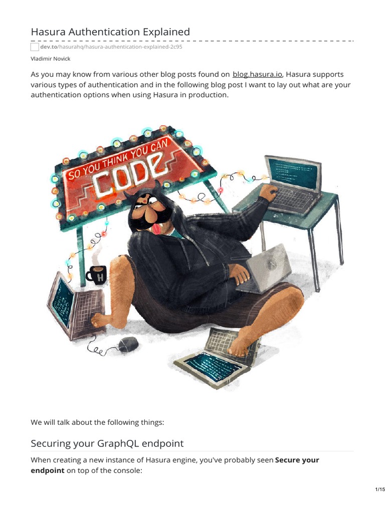 Hasura Authentication Explained | PDF | Authentication | User (Computing)