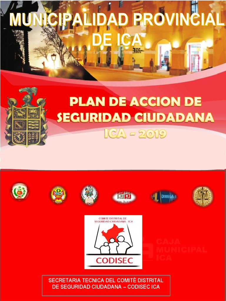 Plan Local De Seguridad Ciudadana 2019 Pdf Pdf Thriller Y Crimen