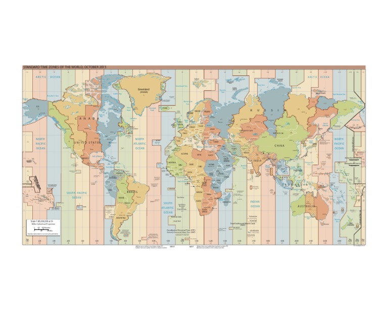 World Time Zones | PDF | Arctic Ocean | Arctic