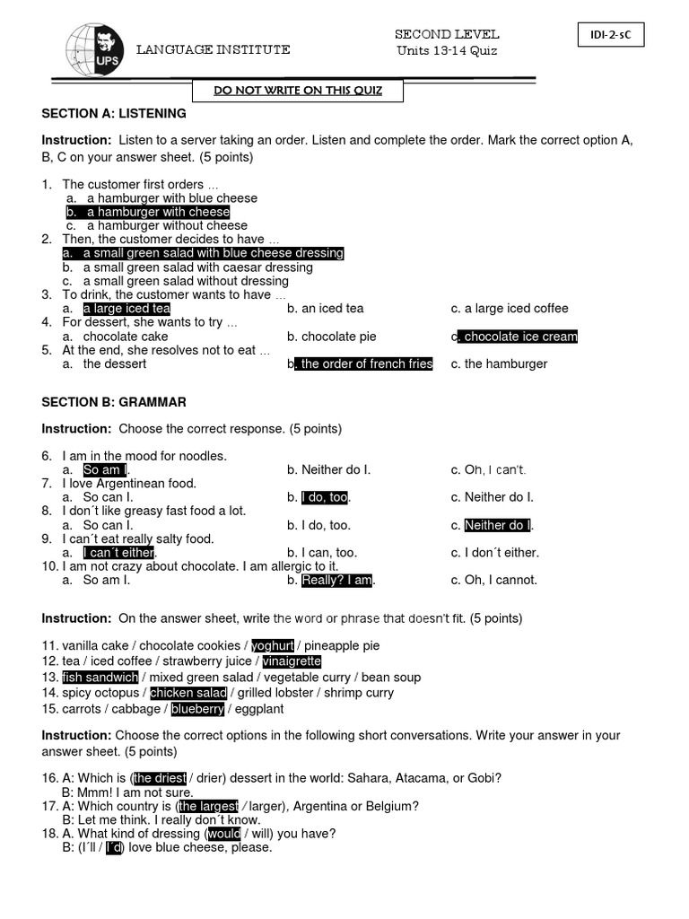 Poll | PDF | Salad | Foods