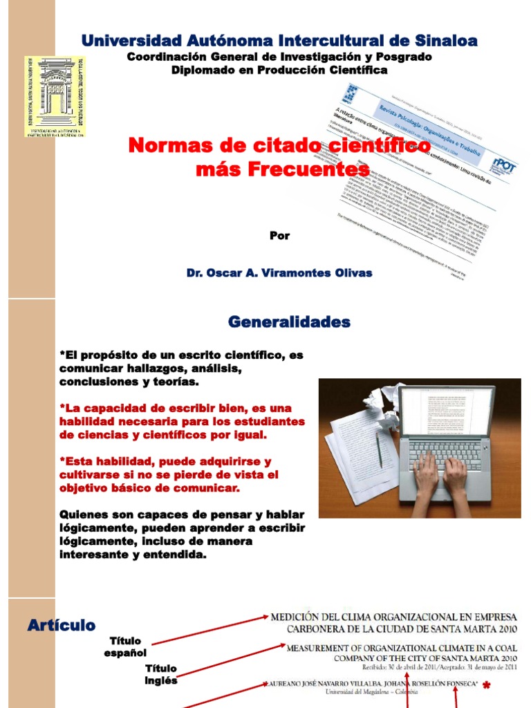 Normas de Citado Más Frecuente-2018 | PDF | Comillas | Science