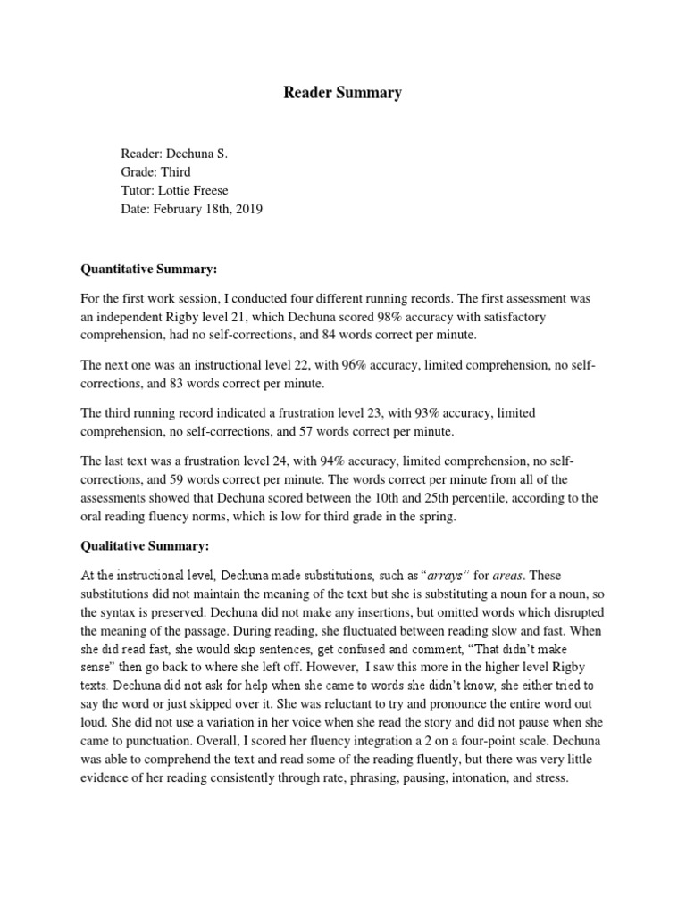 Rigby Assessment | Download Free PDF | Fluency | Reading Comprehension