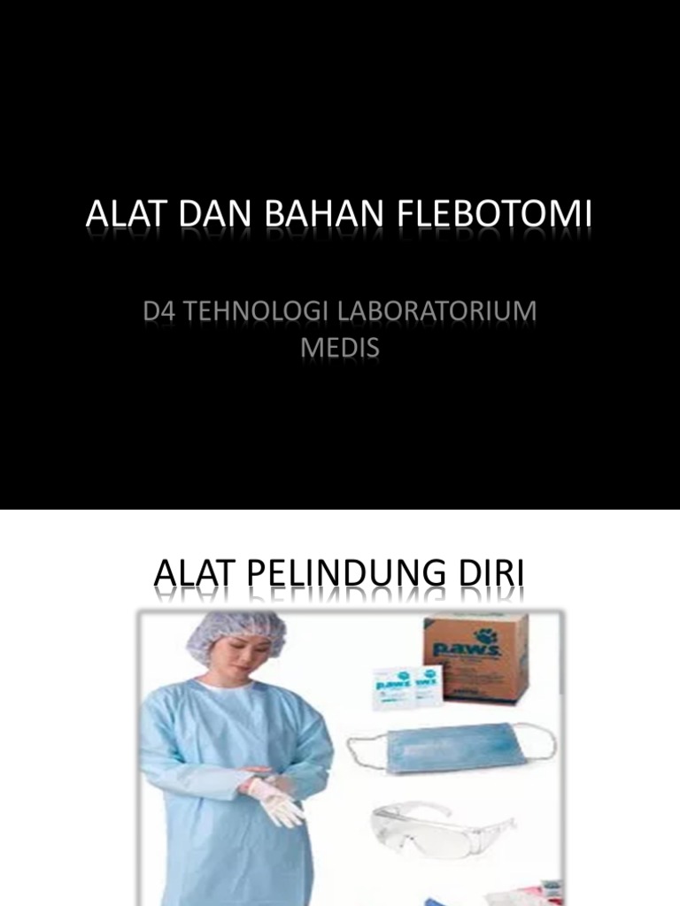 Alat Dan Bahan Flebotomi | PDF