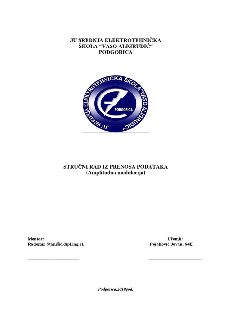 Amplitudna Modulacija | PDF