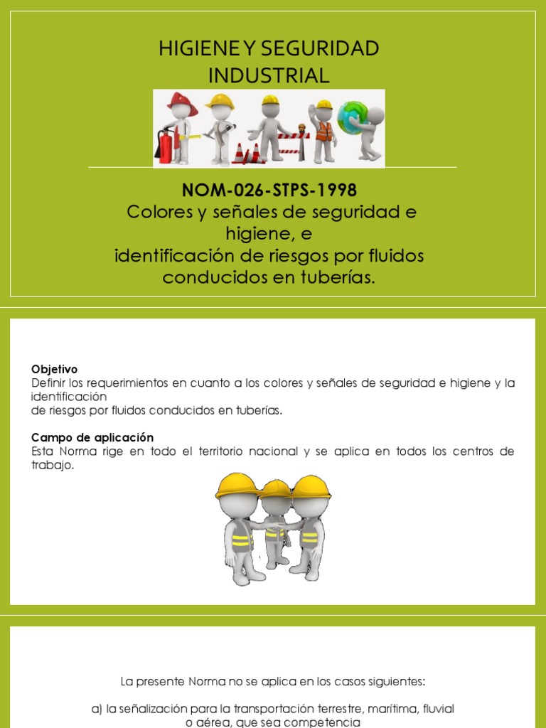Nom 026 STPS 1998 | PDF | Color | Fluido