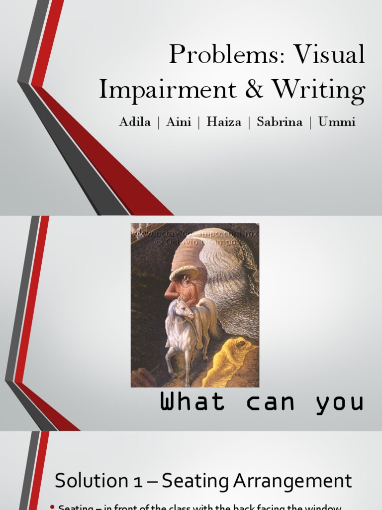 Supporting Visually Impaired Students | PDF | Communication | Cognition