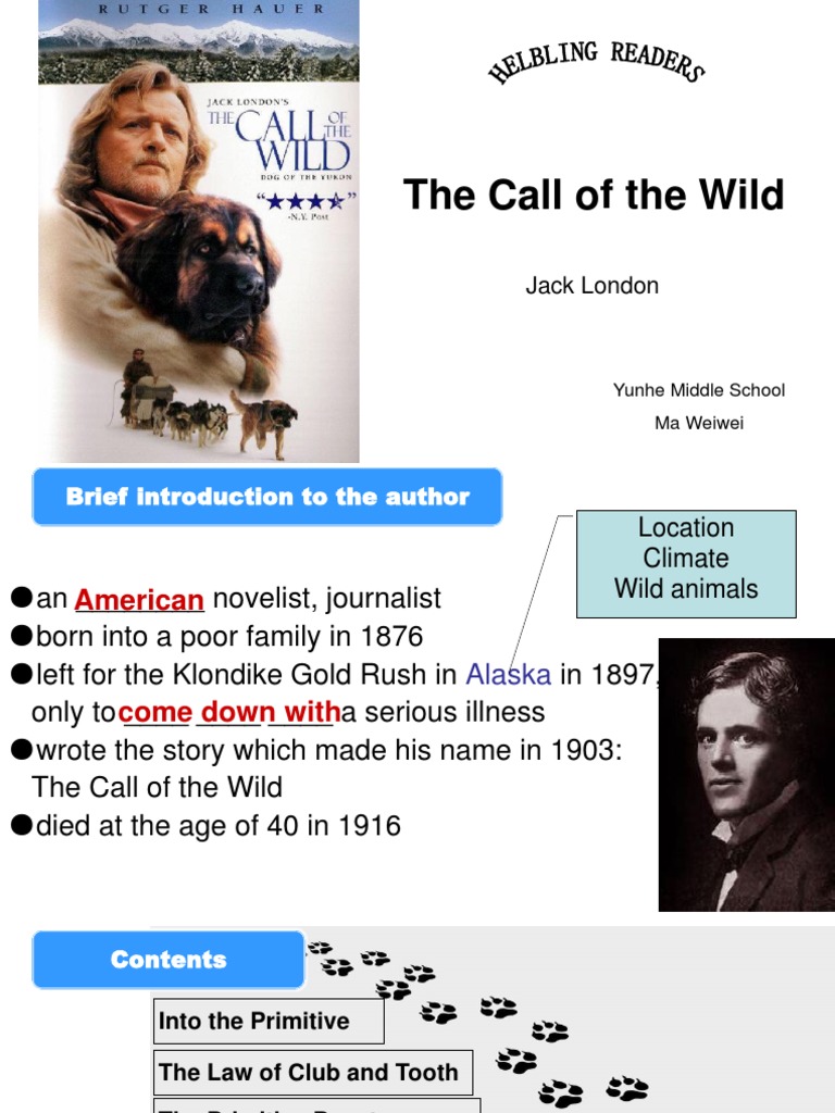 Introduction To The Call of The Wild | Download Free PDF | The Call Of ...