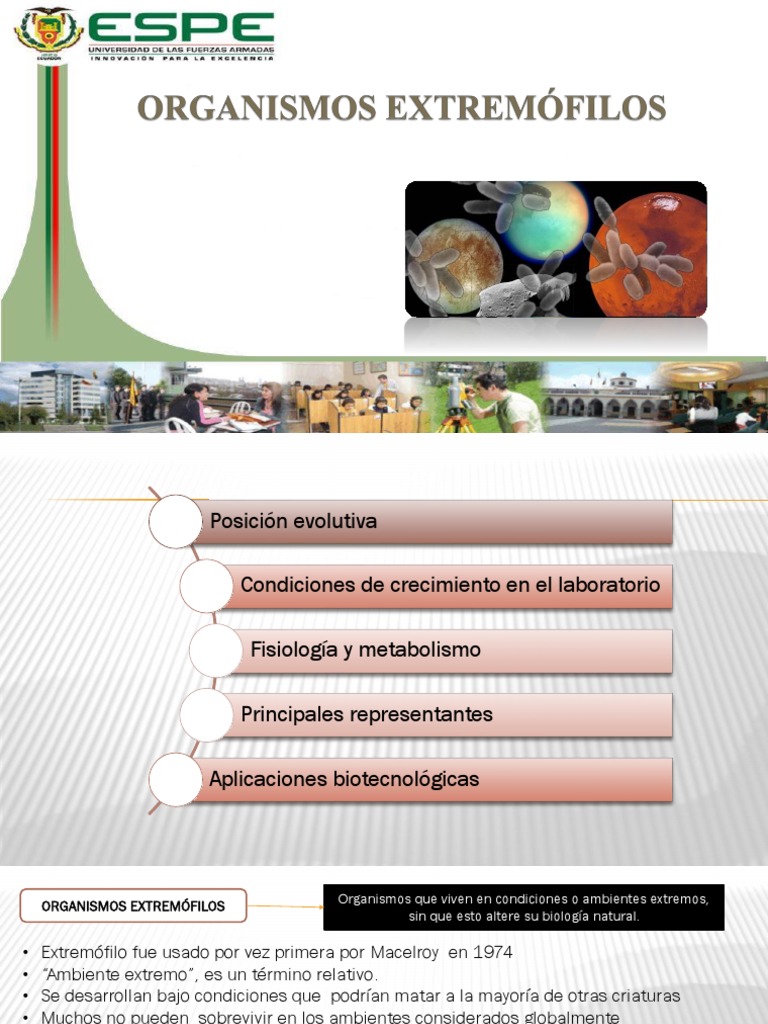Diagrama De Extremofilos
