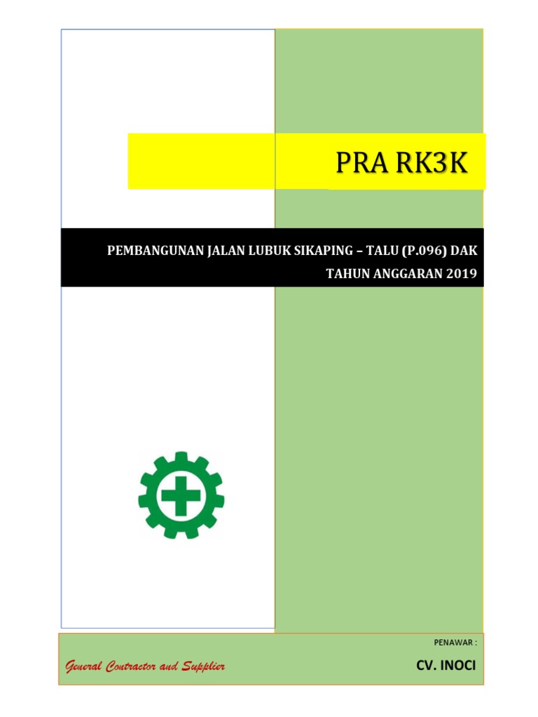 Dokumen Pra Rk3k | PDF