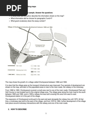 Ielts Writing Task 1 Describing Maps 2