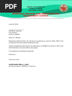 BLS Request Letter | PDF
