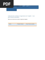 Verbos Ingles Completos | PDF