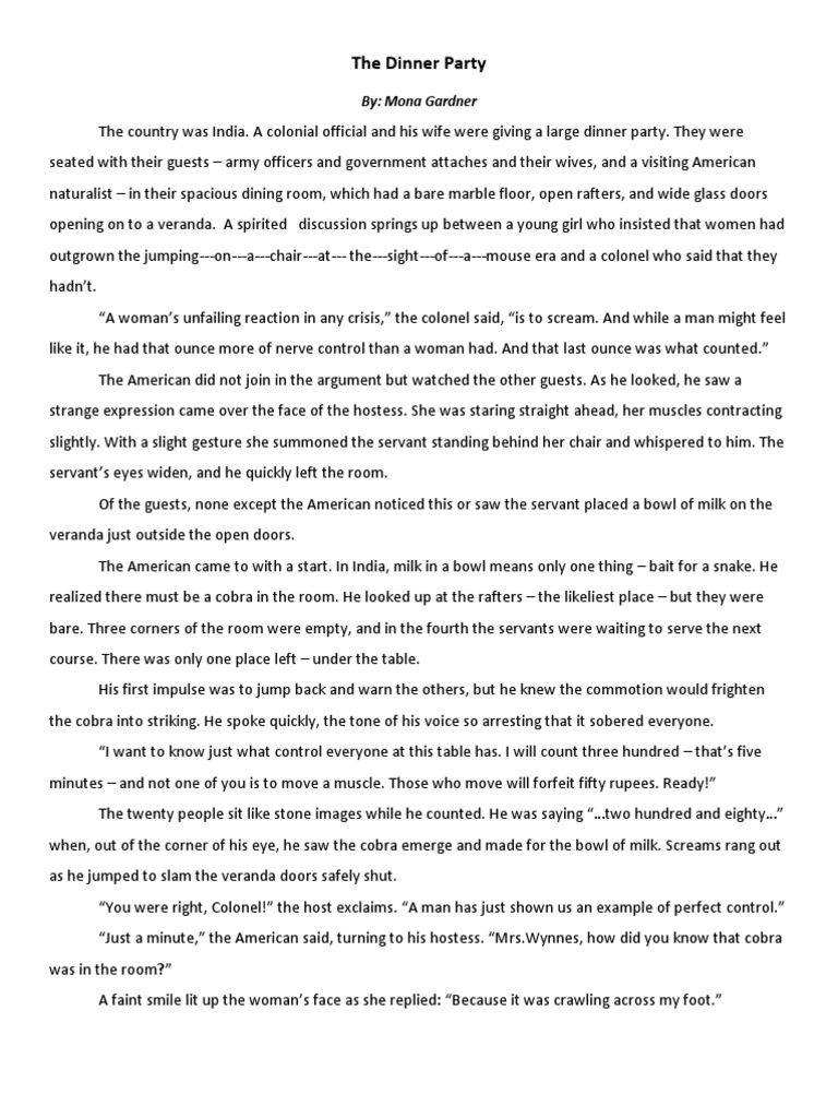 The Dinner Party | PDF