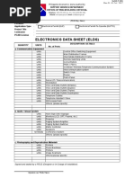 Electrical Data Sheet | PDF | Power Supply | Electrical Components