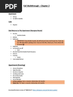 DMD Full Walkthrough - Chapter 3: at The New Apartment With D (Morning Scene) | PDF | Language ...