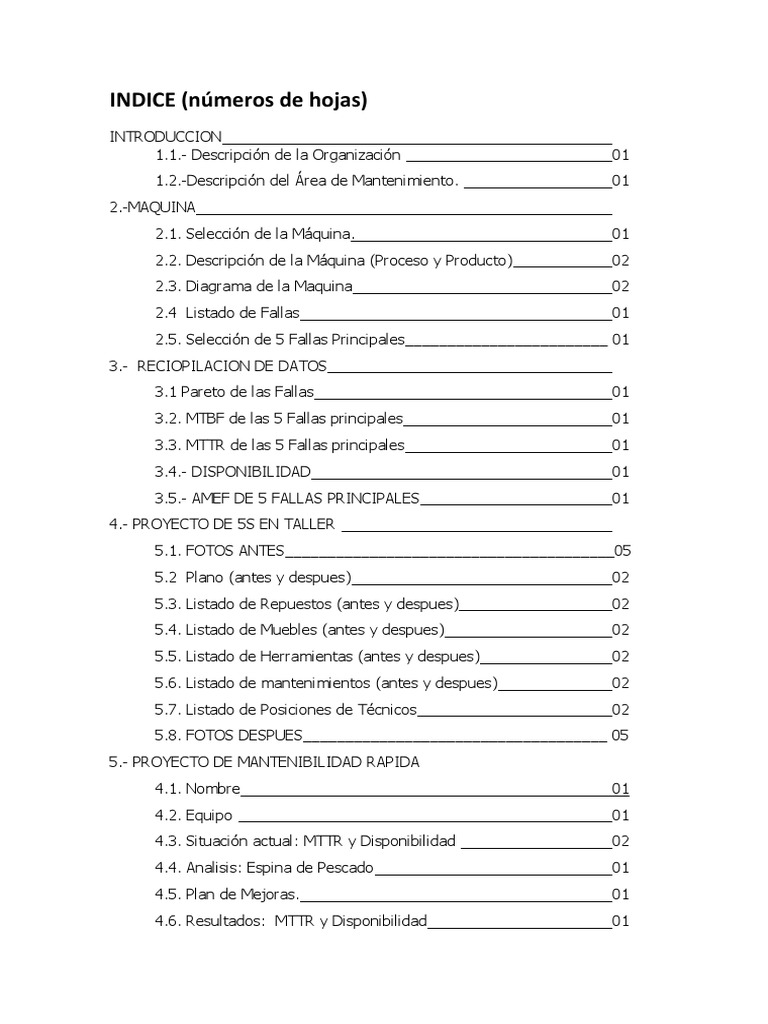 Indice de Trabajo Final Del Diplomado | PDF