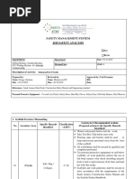 Jsa Insulation Work | PDF | Personal Protective Equipment | Flood