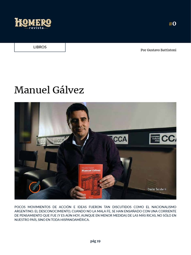 Manuel Galvez | PDF | Intelectual