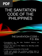 Presidential Decree No. 856 SANITATION CODE OF THE PHILIPPINES | PDF ...