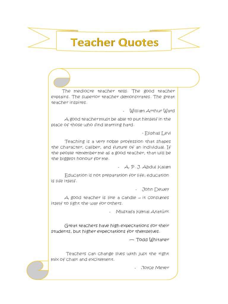 Great Teachers Have High Expectations For Their Students, But Higher ...