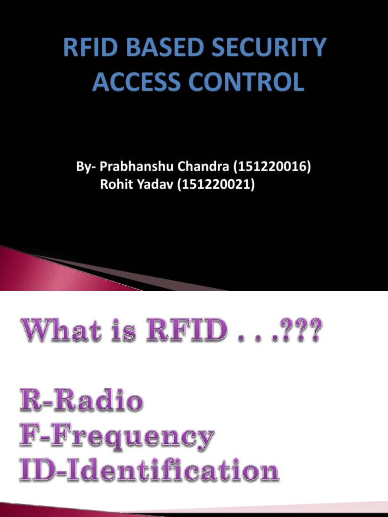 RFID | PDF | Radio Frequency Identification | Arduino