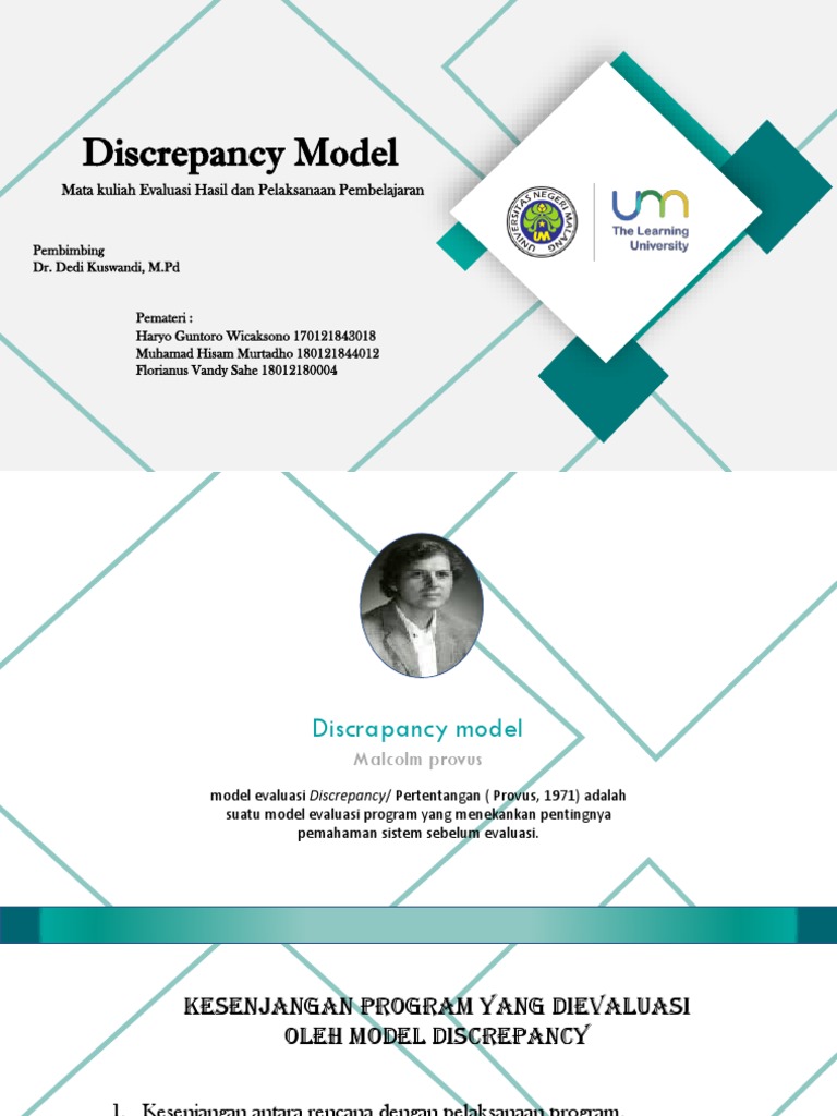 Discrepancy Model | PDF