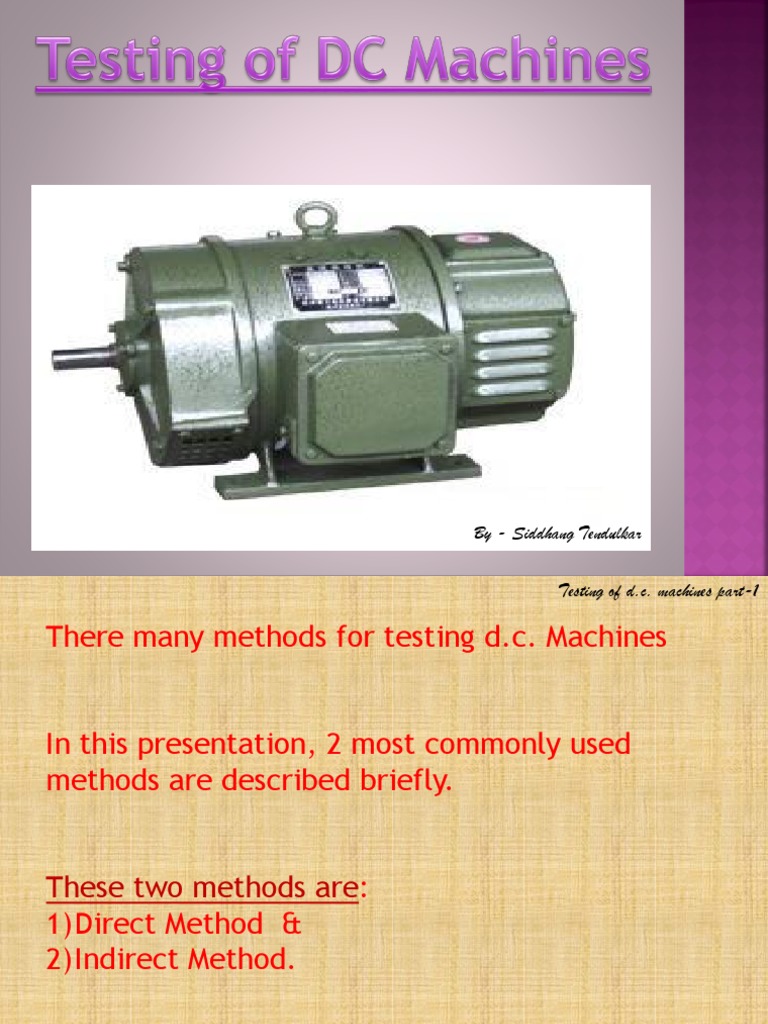 Testing of DC Machines | PDF | Electric Generator | Belt (Mechanical)