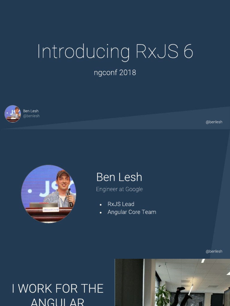 RxJS 6: Operators and Patterns Guide | PDF | Computing | Software