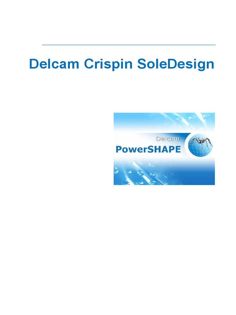 Delcam Crispin SoleDesign PDF | PDF | Button (Computing) | Shoe