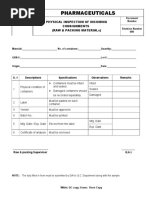 Glass Doc Inspection Checklist | PDF