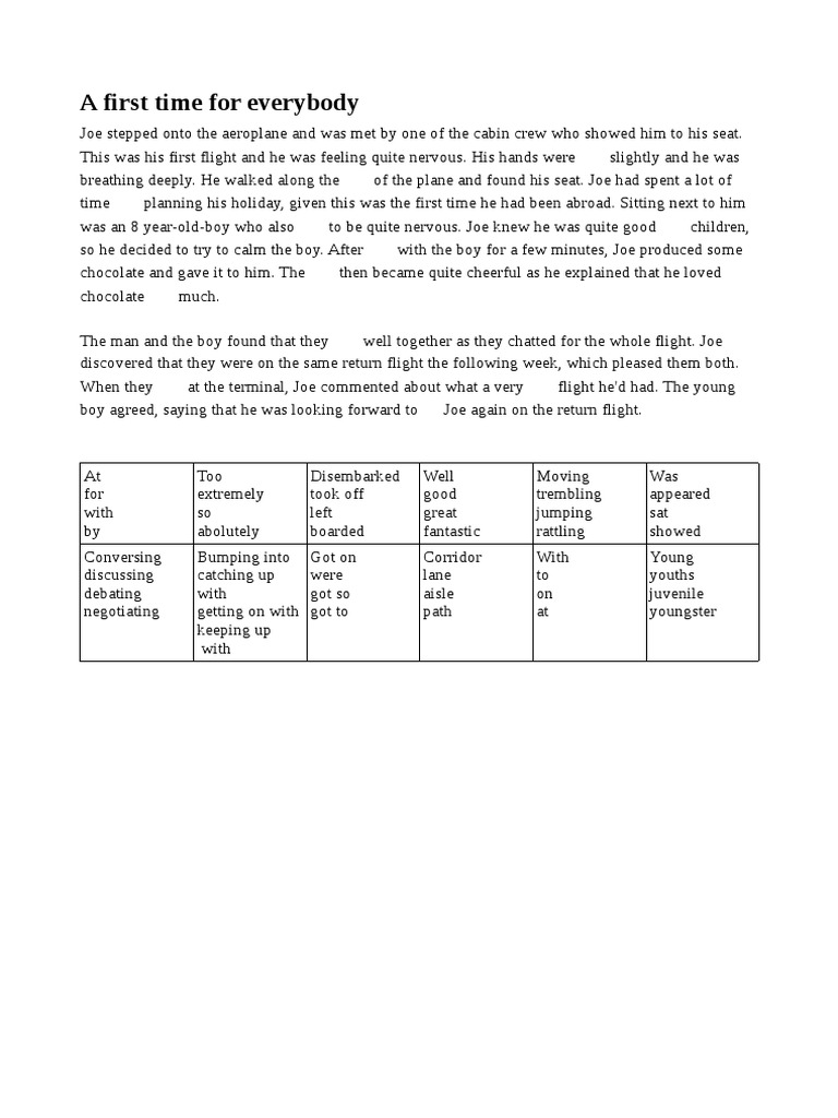 FCE Part 1 Extra | PDF