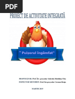 Corciovei Proiect Didactic Povestea Iepurasului de Paste PDF | PDF