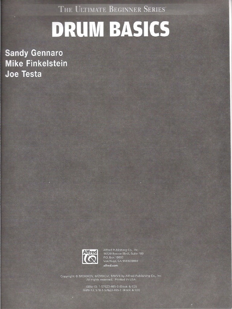 The Ultimate Beginner Series - Drum Basics PDF | PDF