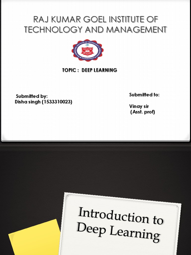 Deep Learning | PDF | Machine Learning | Deep Learning