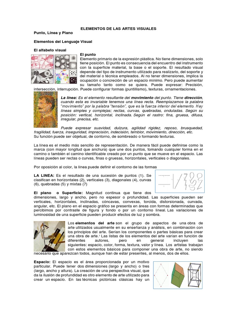 Elementos de Las Artes Visuales | PDF | Visión | Color