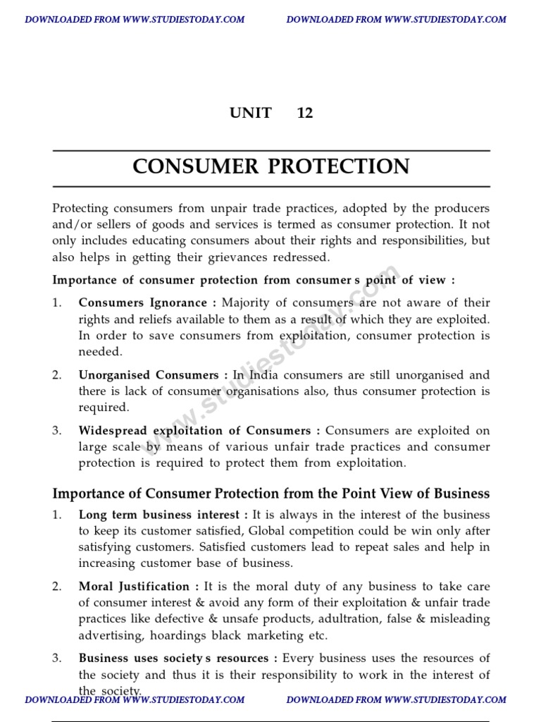 Consumer Protection Act 1986 Guide | PDF | Consumer Protection | Business