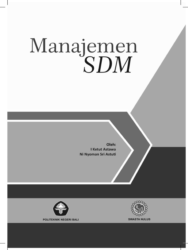 Buku Ajar Manajemen SDM PDF | PDF